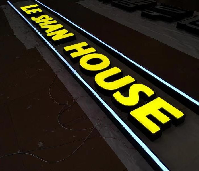 LED Vacuum Formed Sign - Big Banner Australia