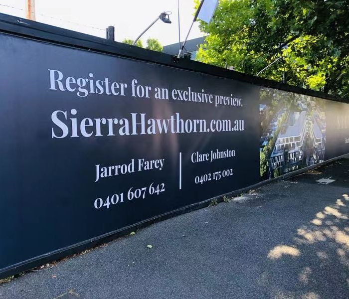 Outdoor Hoarding Board Graphic - Big Banner Australia