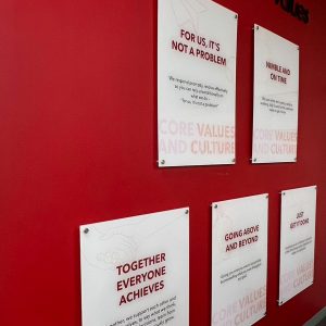 Acrylic Sign - Wall Display Units - Big Banner Australia