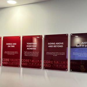 Acrylic Sign - Wall Display Units - Big Banner Australia