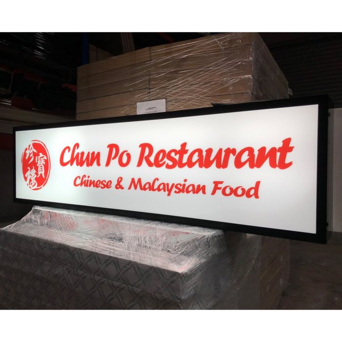 Double-sided Aluminium LED Light Box (120cm-240cm)