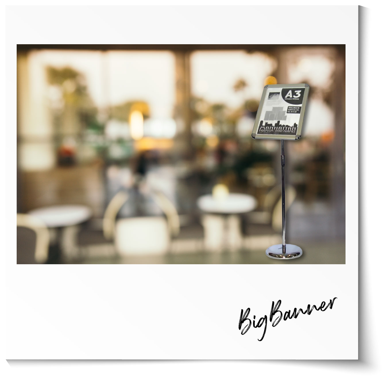 Manhattan Foyer Stand Snap Frame Premium - A3 - Big Banner Australia