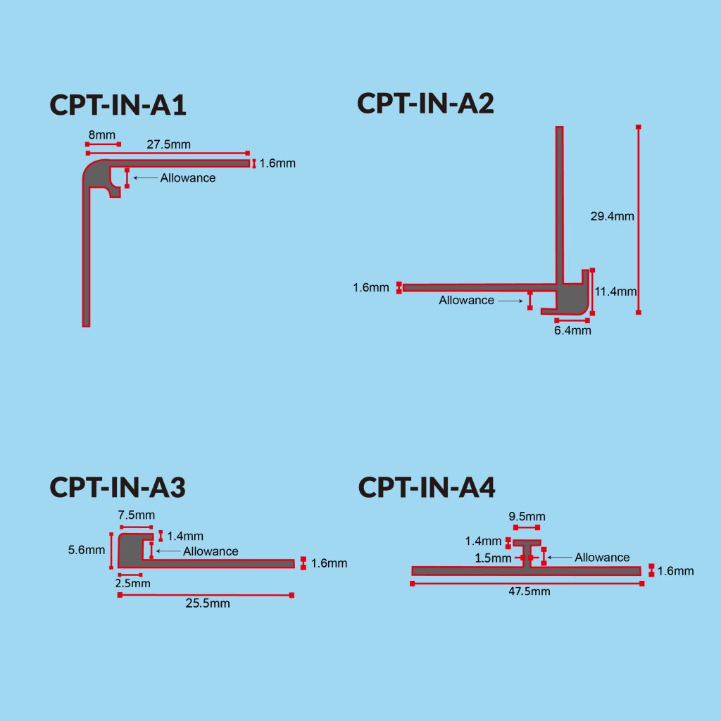 Panel Trims and Joiners for Aluminum Sheets - Big Banner Australia