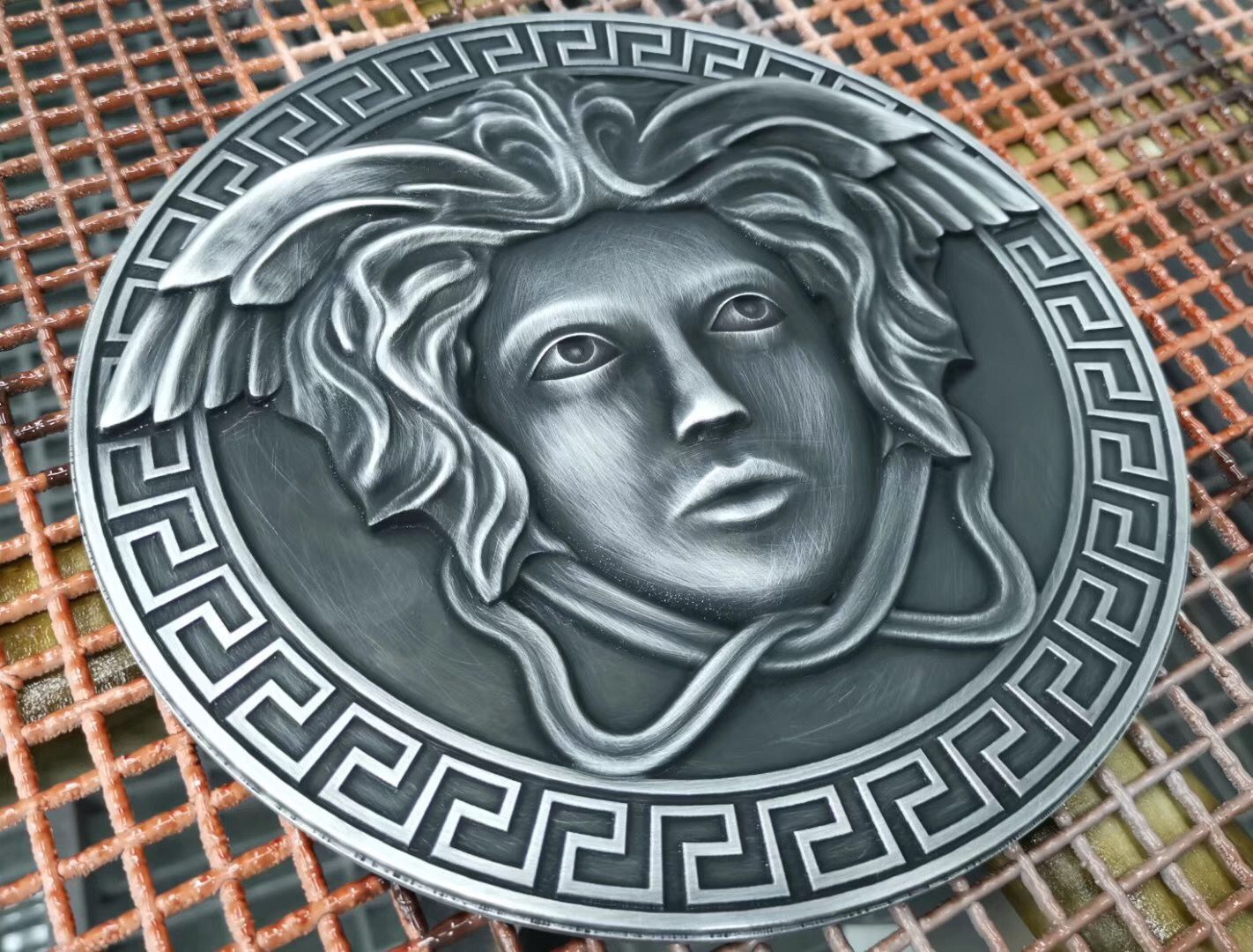 Embossed Antique Brass Metal Sign Plaques | Aged Sign Plate