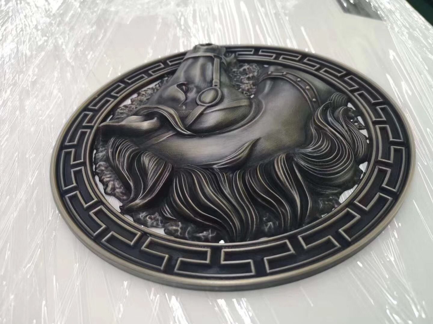 Embossed Antique Brass Metal Sign Plaques | Aged Sign Plate