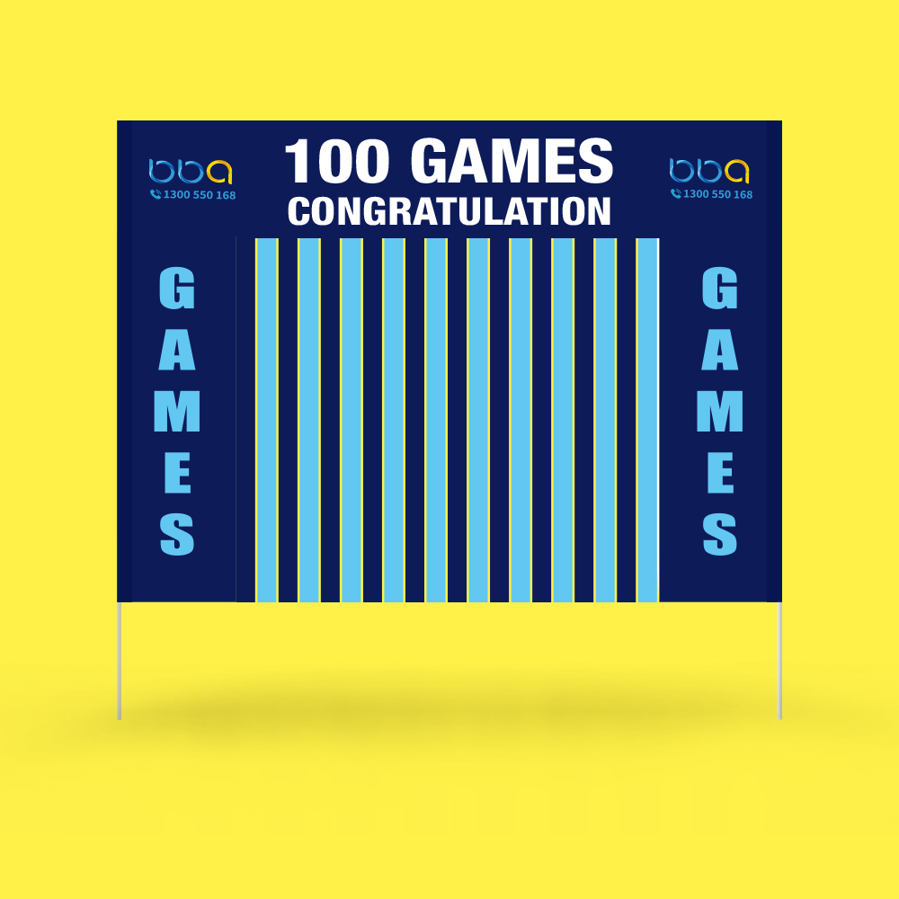 Football Sporting Run Through Banners - Big Banner Australia