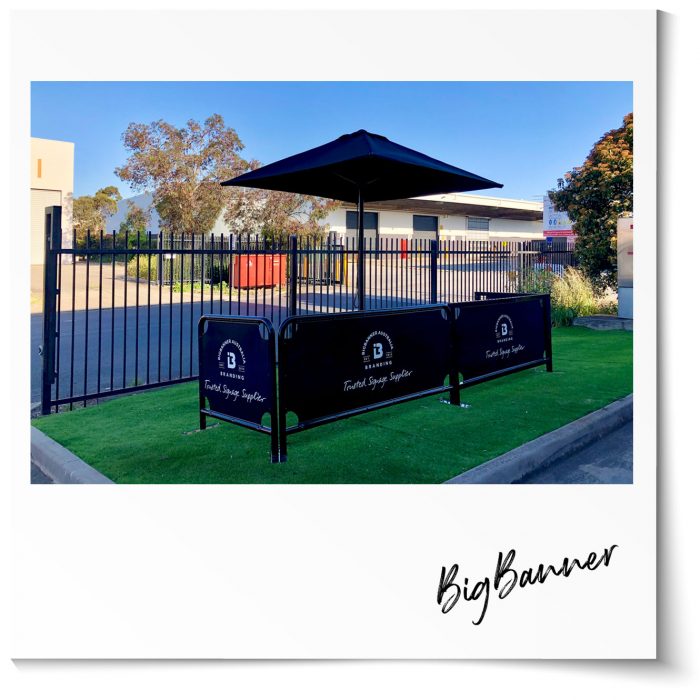Cafe Barrier | Wind Break Set - Big Banner Australia