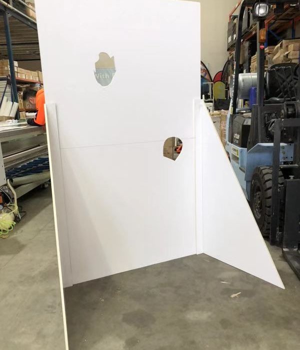 POS Free-standing Corflute Cut Out Sign | Bollard Signs - Big Banner ...