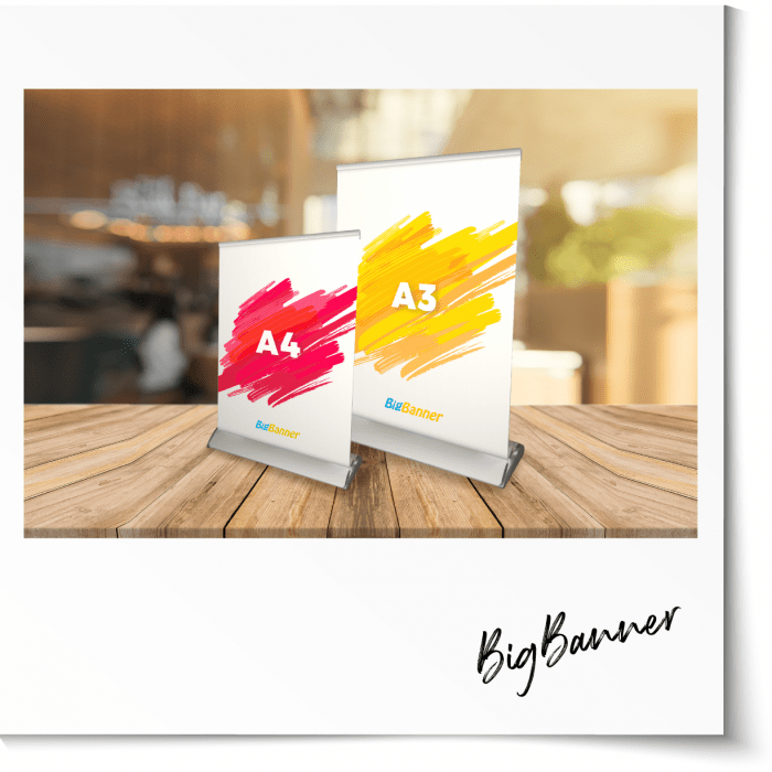 Mini Pull Up Banner (A3/A4) | Big Banner Australia