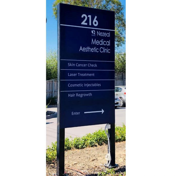 Fabricated Metal Commercial Sign Board - Big Banner Australia