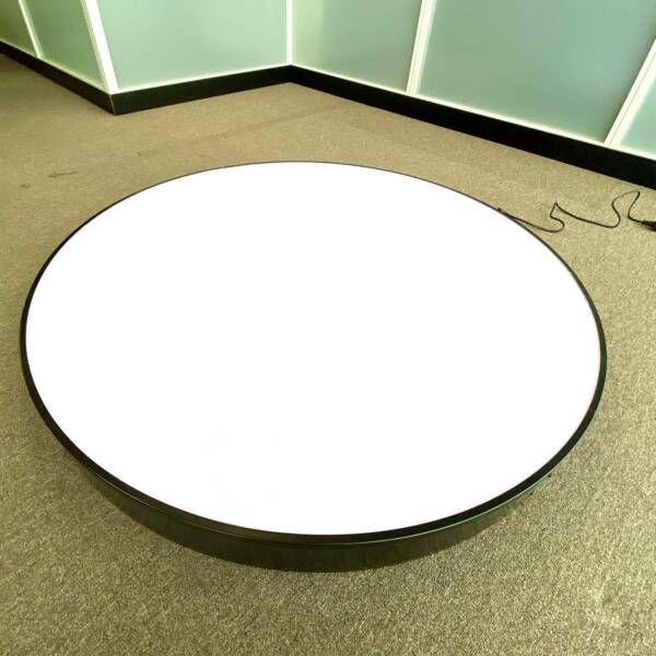 Single Side Aluminium Light Box | Circle Light Box