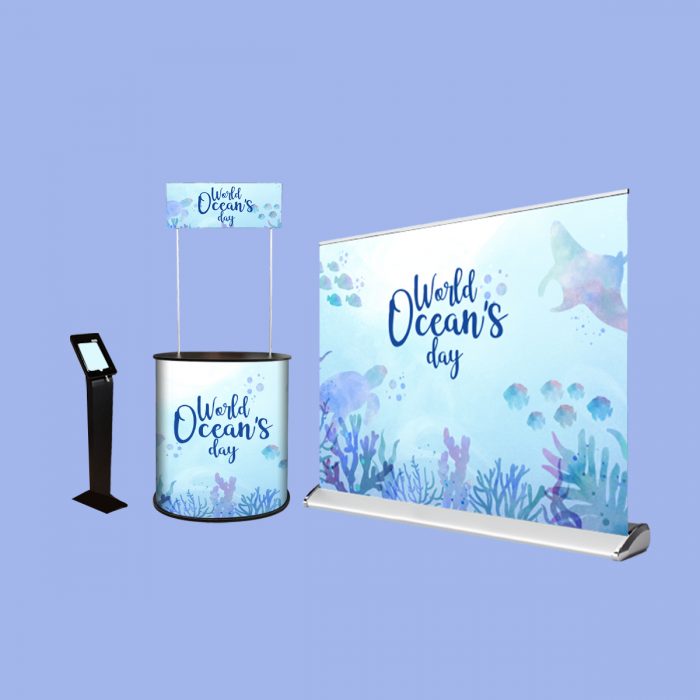 Easy Set Up Backdrop Shopping Center Package - Big Banner Australia